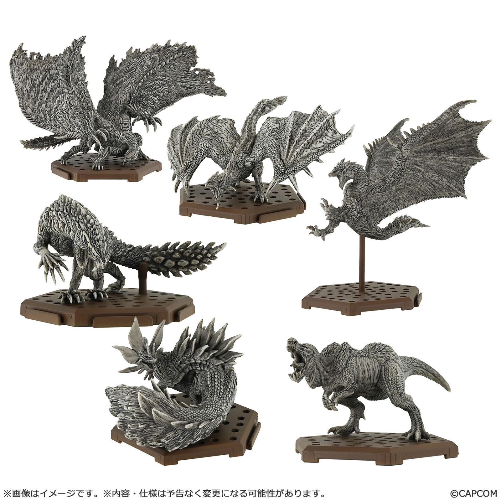 MONSTER HUNTER STONE VERSION VOLUME 1 SURTIDO 6 FIGURAS CAPCOM FIGURE ...