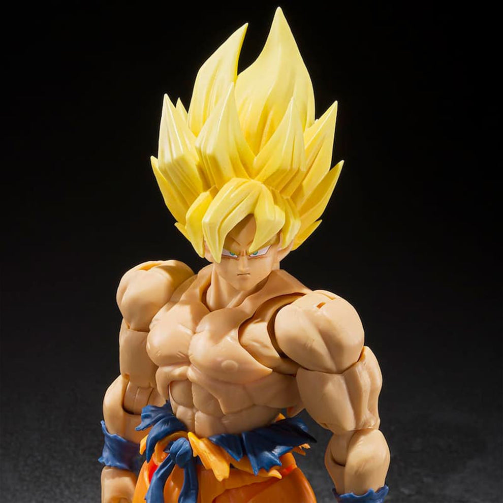 SH FIGUARTS BEST SELECTION DRAGON BALL Z SUPER SAIYAN SON GOKU LEGENDARY SUPER SAIYAN | Z POP Toys